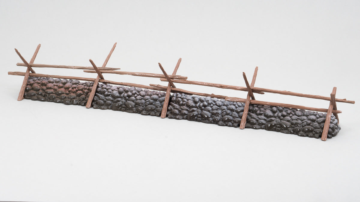 A20b Stone & Rail Fence